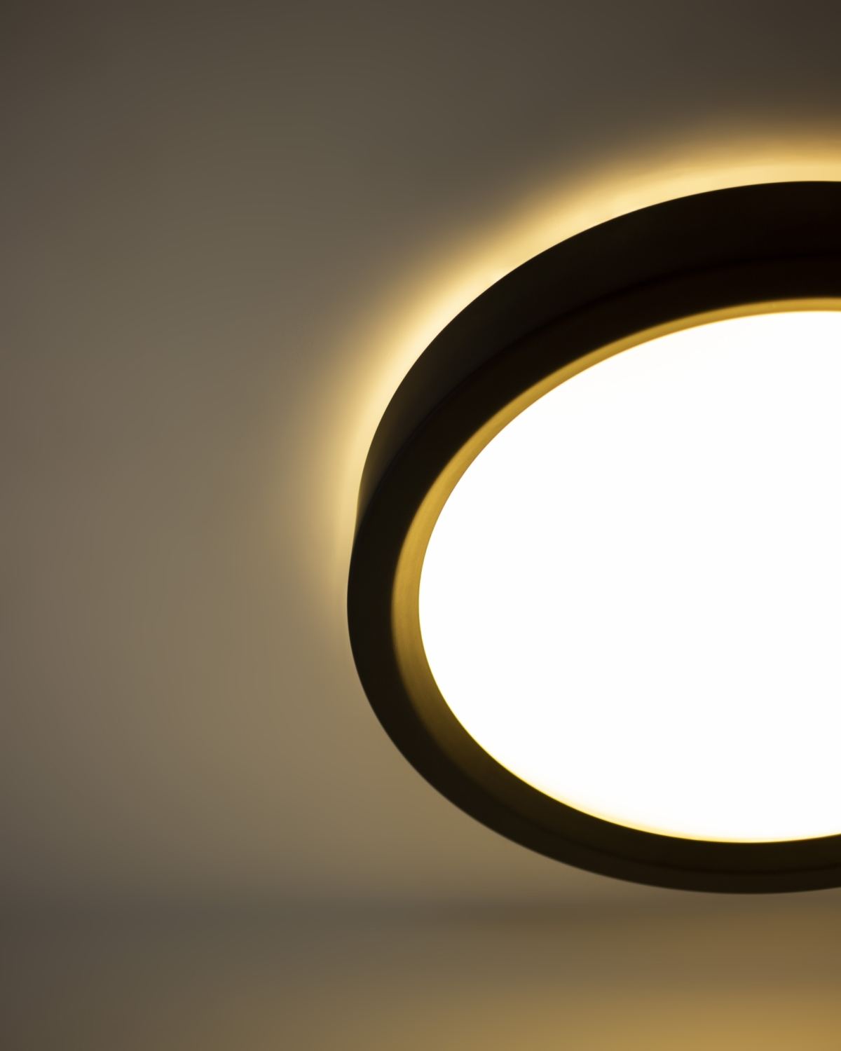 Plafon New Smart Redondo Preto 35cm Led 36W 735/35 Spotline – IluminaMundo