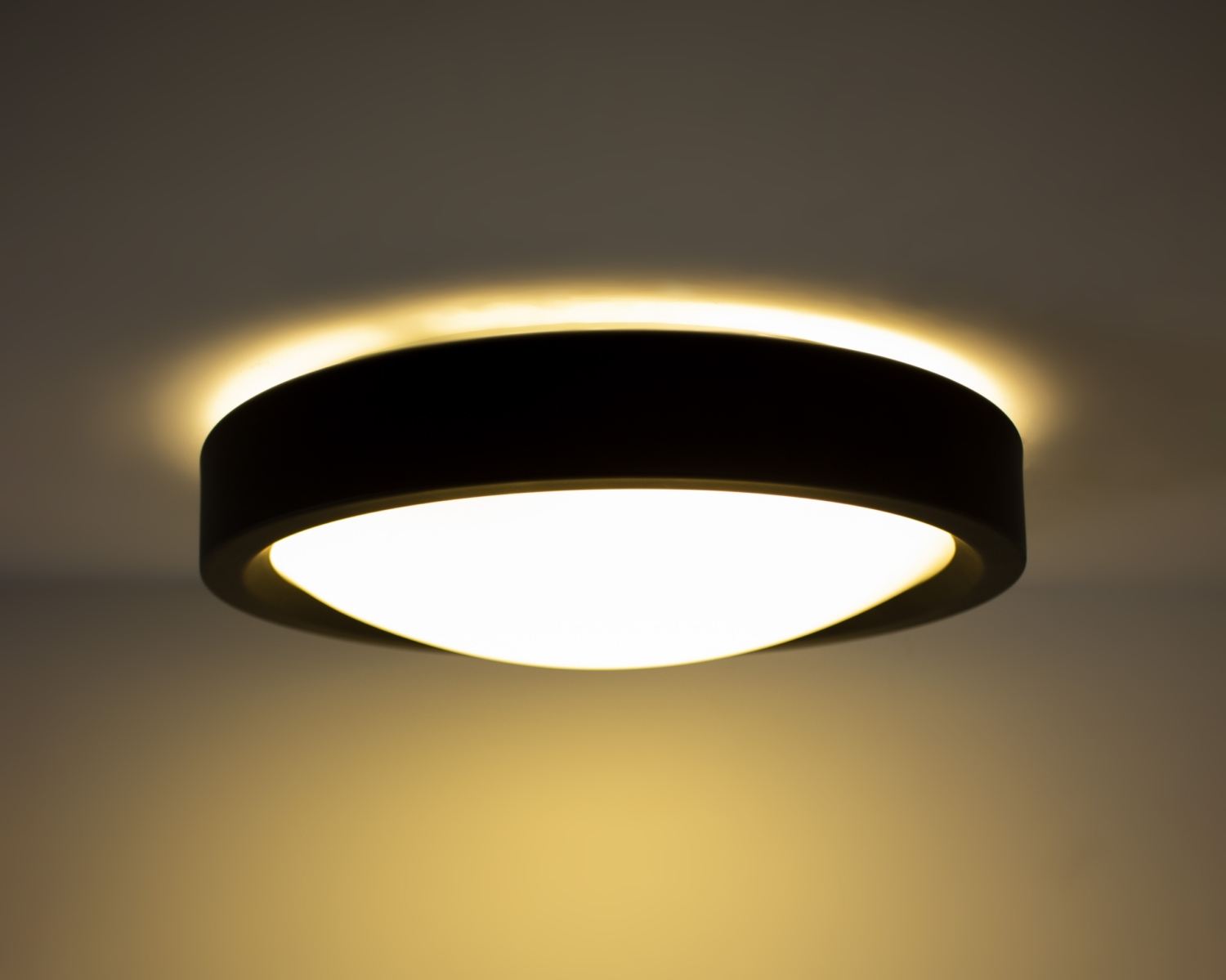 Plafon New Smart Redondo Preto 35cm Led 36W 735/35 Spotline – IluminaMundo