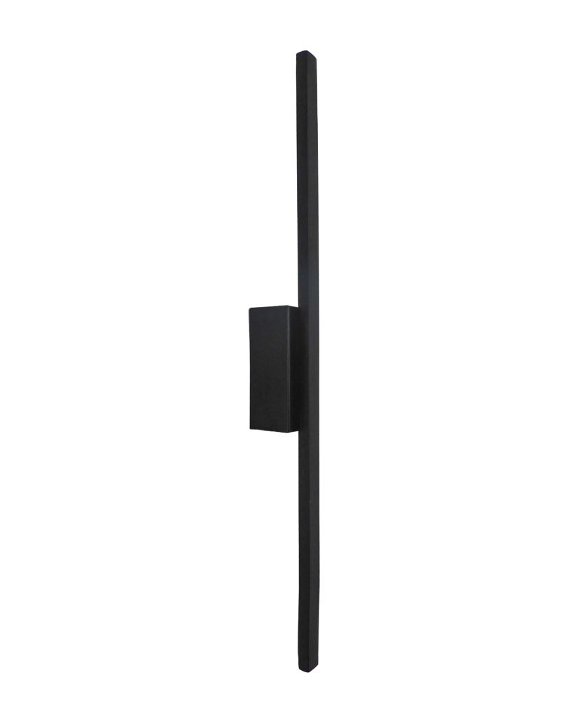 Lustre Arandela Linear Fit Slim 60cm Led 10W 3000K Preto 366 – IluminaMundo